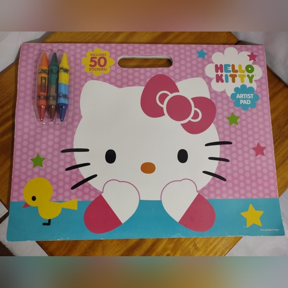 Bendon | Toys | Bendon Nwt Hello Kitty Artist Pad With Crayons 5 ...